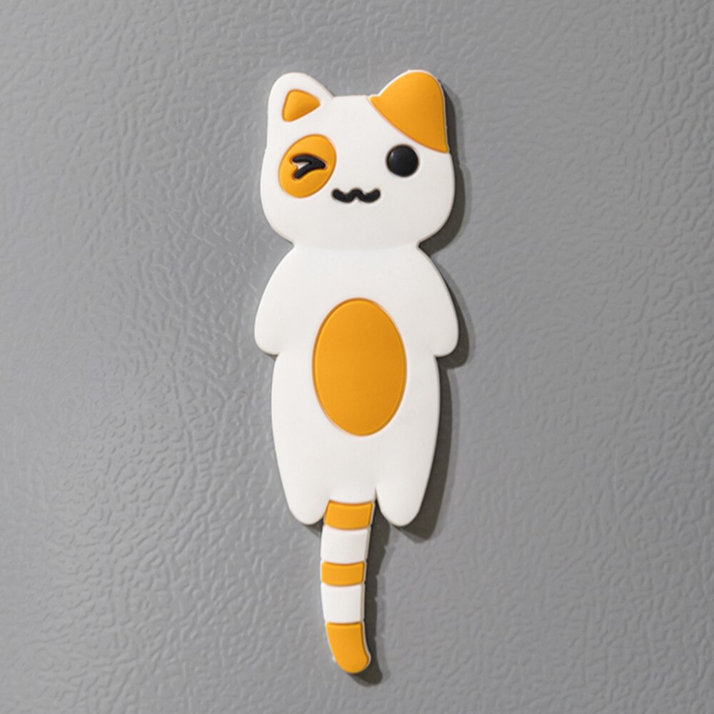 1PC Colorful Cat Magnetic Hook Lovely Cat Fridge M... – Grandado
