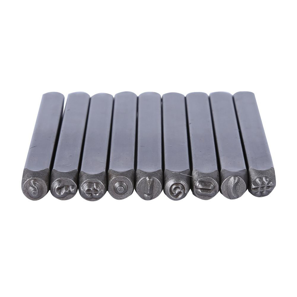 4mm 9pcs/set Letter Stamp Punch Set Hardened Steel... – Vicedeal