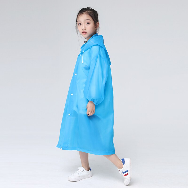 FGHGF EVA color Frosted Child Raincoat Girl And Bo... – Grandado