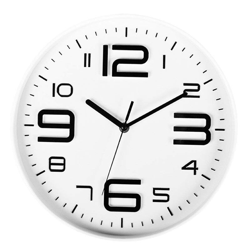 Indoor Big 3D Number Silent& Non-ticking Wall Cloc... – Grandado