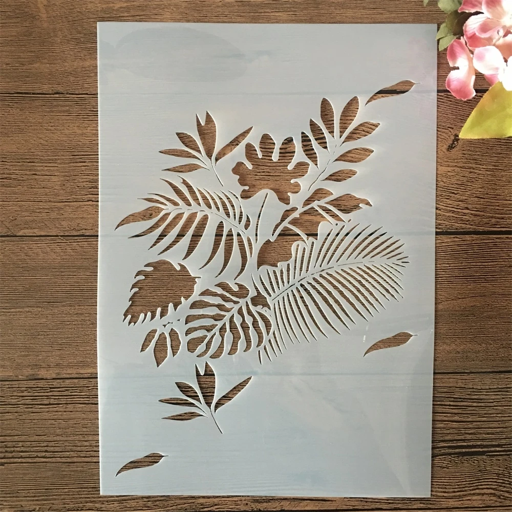 A4 29cm Wooden Net Texture DIY Layering Stencils W... – Grandado