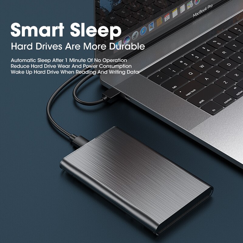 Hard Disk Case Type-C Micro USB 3.1 Brushed Metal ... – Grandado