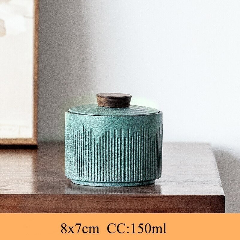 Ceramic Porcelain Tea Caddy Teaware Tea Canisters ... – Grandado