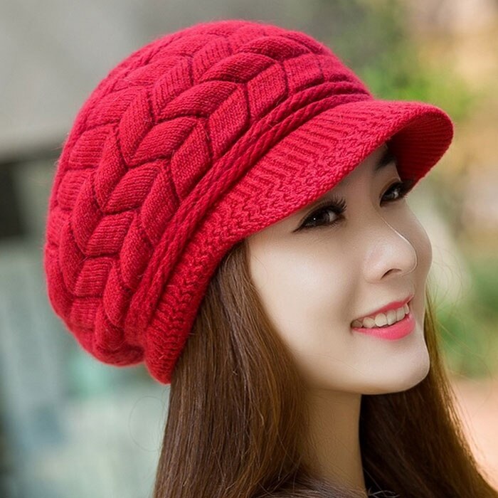 Vrouwen Hoed Winter Herfst Mutsen Gebreide Mutsen ... – Vicedeal