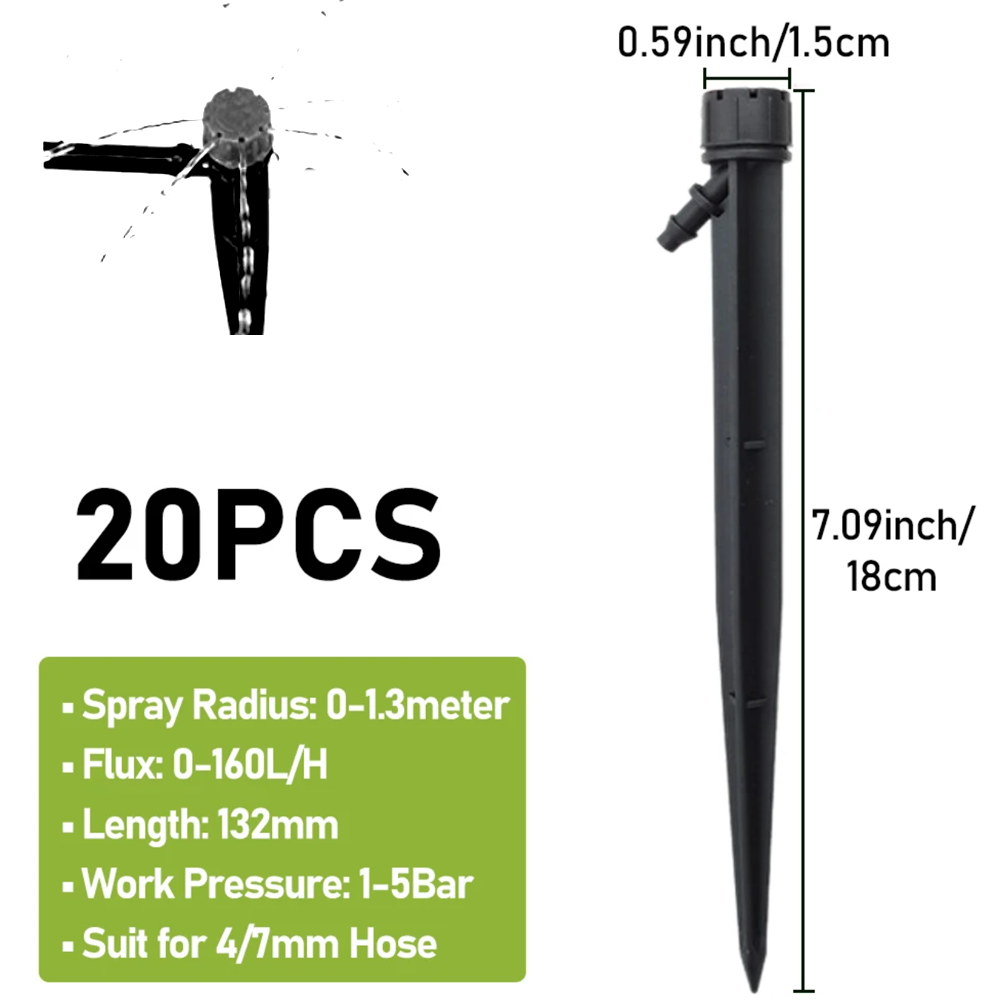 Irrigation Dripper Drip Emitters Micro Spray Adjus... – Grandado