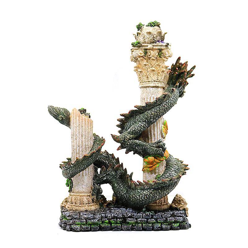 1pc Chinese Dragon Ornament Fish Tank Landscaping ... – Grandado