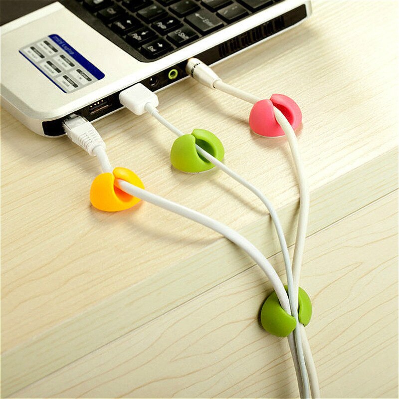 5Pcs Home Office Storage Wire Clip Organizer Bobbi... – Vicedeal