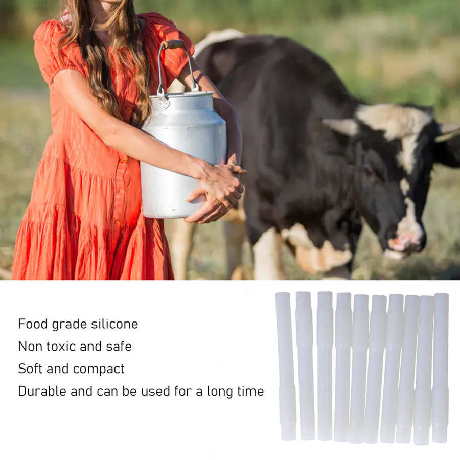 Silicone Short Milking Tube No Leakage Cow Milker ... – Vicedeal