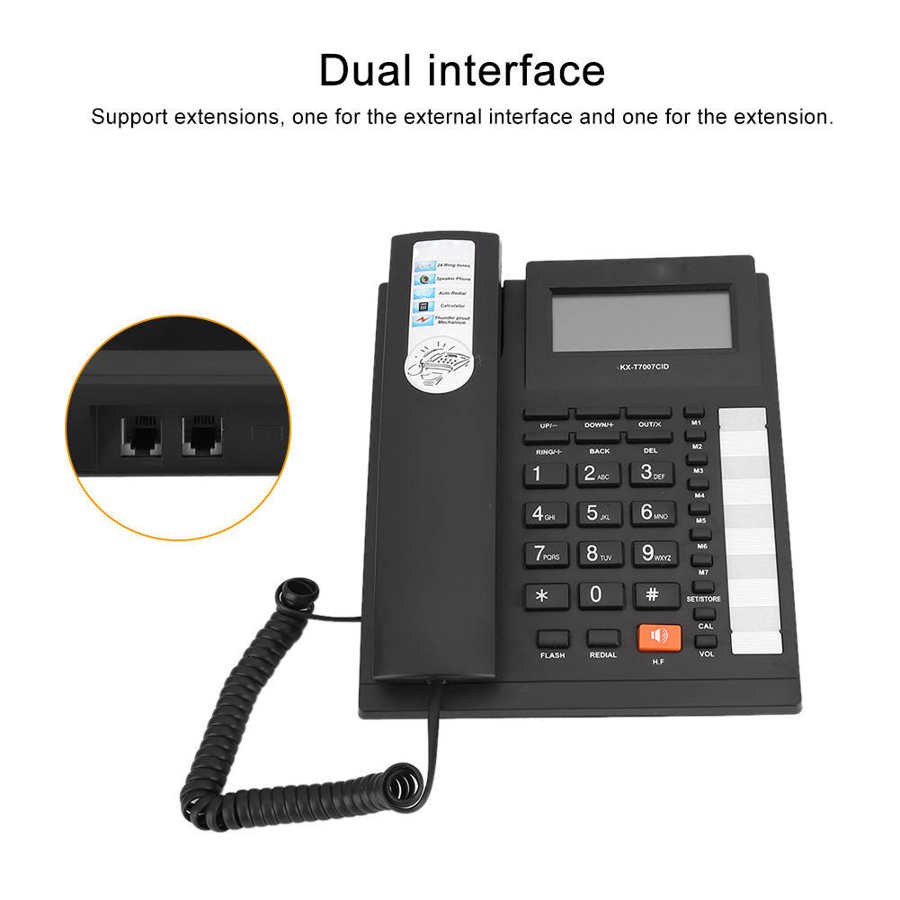 KX-T7007 Corded Telephone Home Office Hotel Deskto... – Grandado