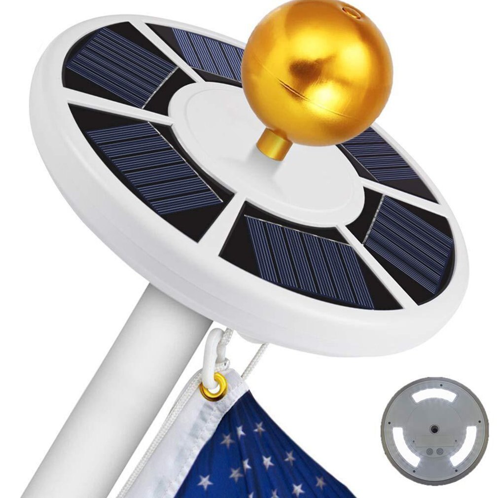 Waterproof 111 Leds Solar Outdoor Light Flag Light... – Grandado