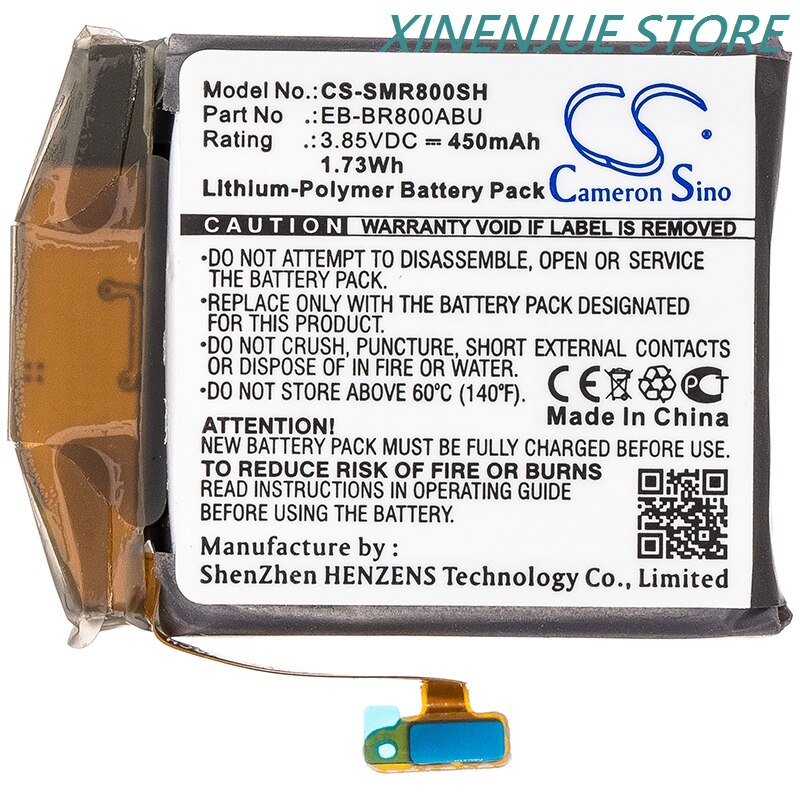 Smartwatch Battery 3.85V/450mAh EB-BR800ABU,GH43-0... – Grandado