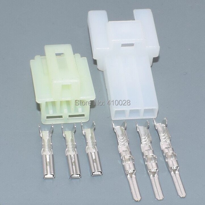 worldgolden 2.3mm 3pin female male car wiring conn... – Vicedeal