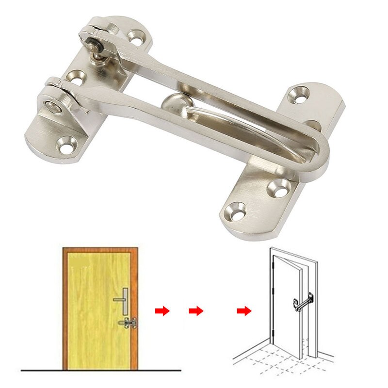 Stainless Steel Latch Lock Door Chain Anti-theft B... – Grandado