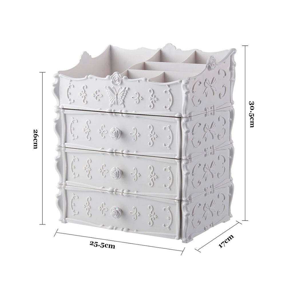 HIPSTEEN Durable 3 Layers Bedroom Drawer Storage O... – Grandado