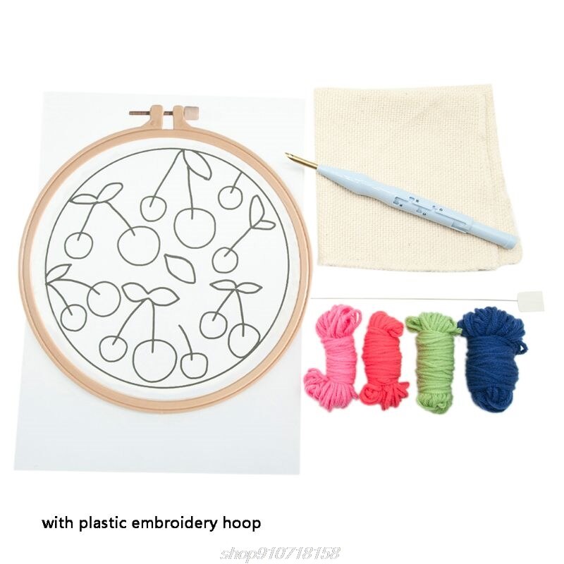 DIY Unfinished Embroidery Poked Kit Fruit Animal P... – Vicedeal