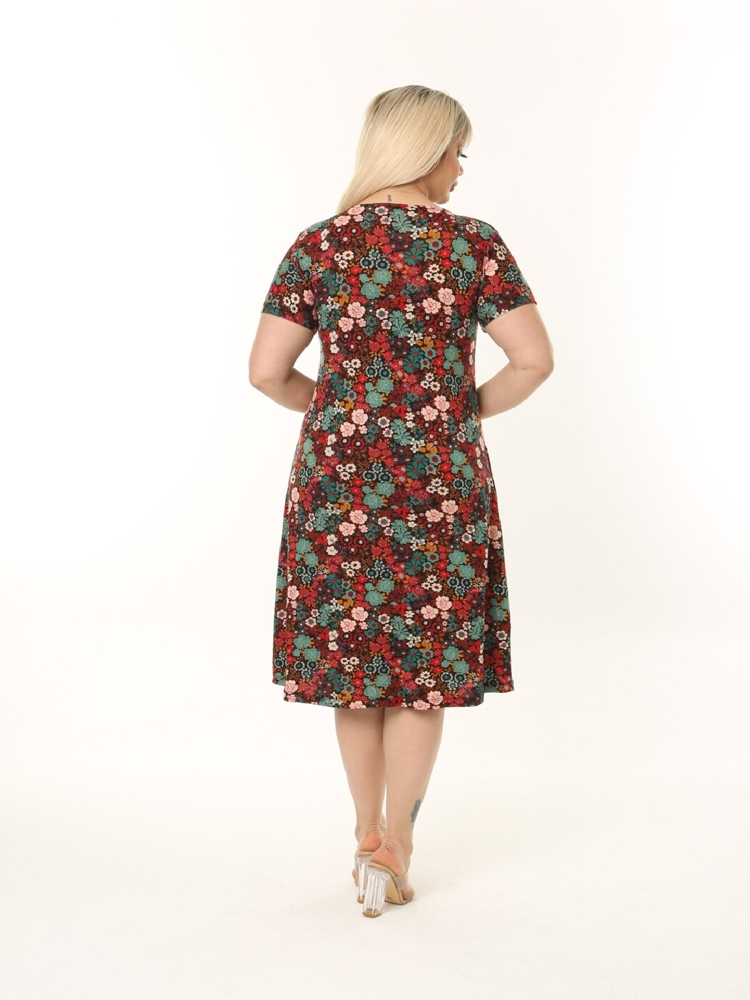 Plus Size Women Clothing 2022 Summer Casual Midi D... – Grandado