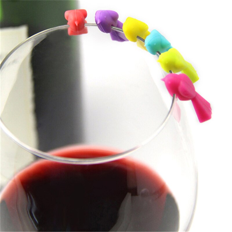 6PCS Silicone Bird Tits Wine Glass Mark Recognizer... – Grandado 6PCS Silicone Bird Tits Wine Glass Mark Recognizer... – Grandado