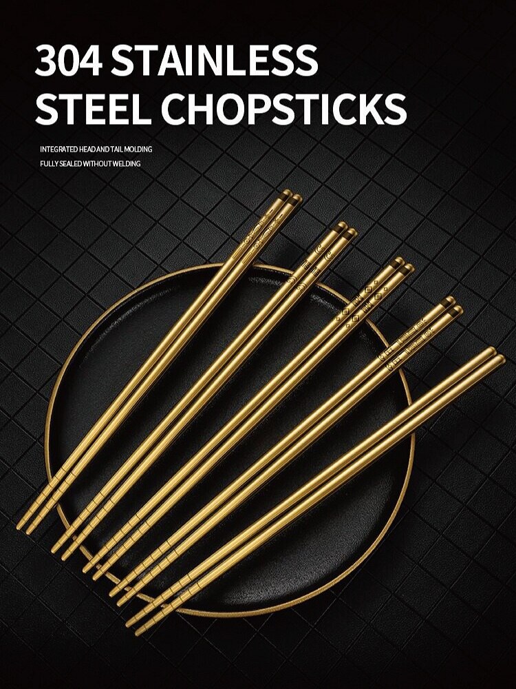 Chinese type Chopsticks KZ1 Stainless Steel 304 No... – Vicedeal