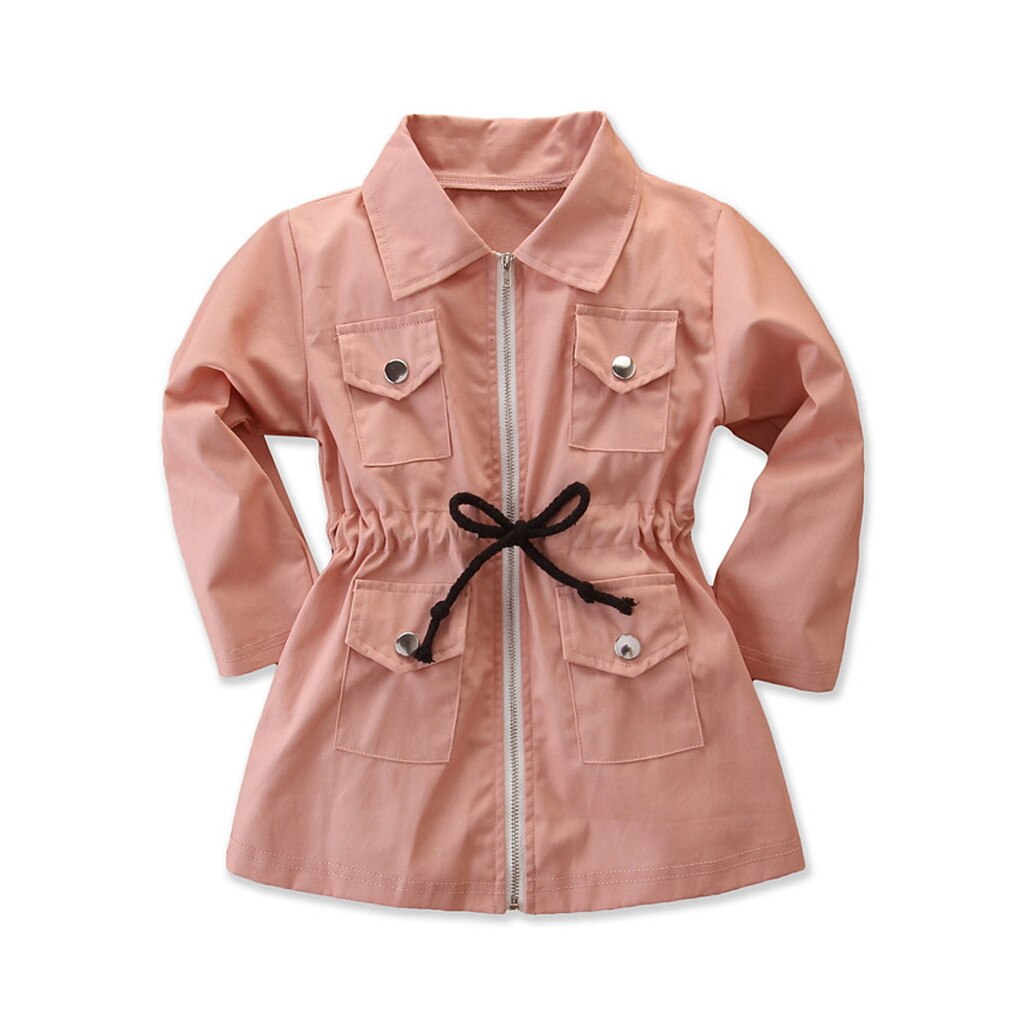 Autumn Spring Jacket For Girls Trench Coat Casual ... – Grandado
