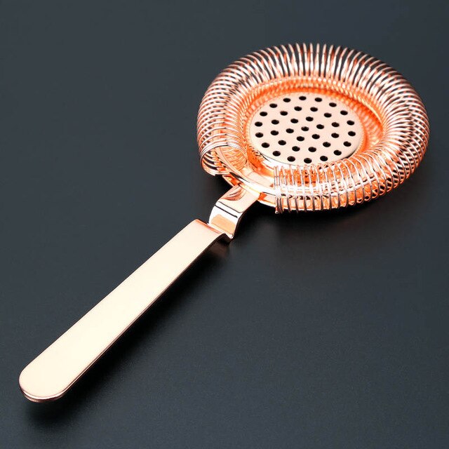 Cocktail Strainer Hoffman Bar Strainer Deluxe Stra... – Grandado