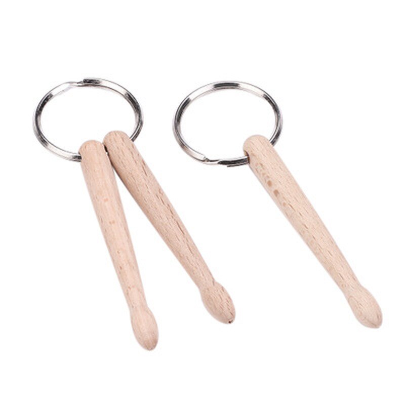1/2pcs Mini Drumsticks Keychain Beech Drum Sticks ... – Grandado