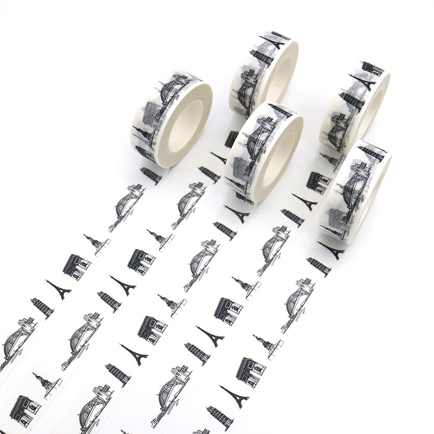 10m*15mm European Architecture Washi Tape DIY Deco... – Grandado