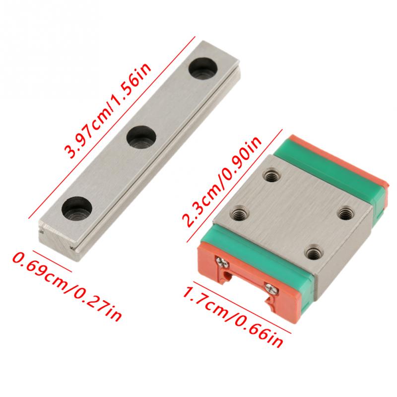 40mm/55mm/70mm LWL7B Miniature Linear Rail Guide 7... – Grandado
