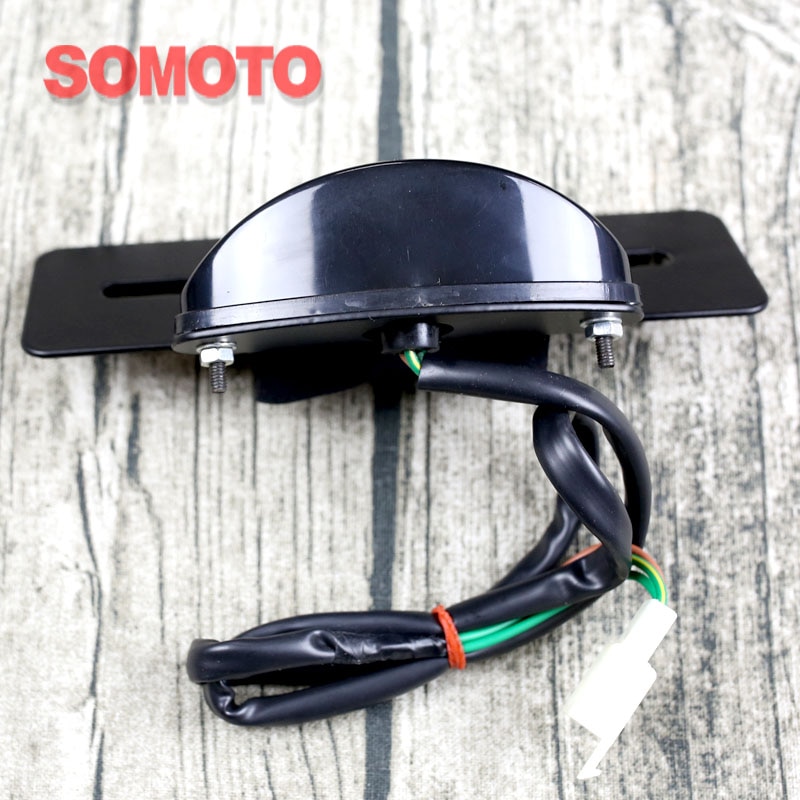 Vintage Motorcycle custom LED Tail Light Oval End ... – Grandado