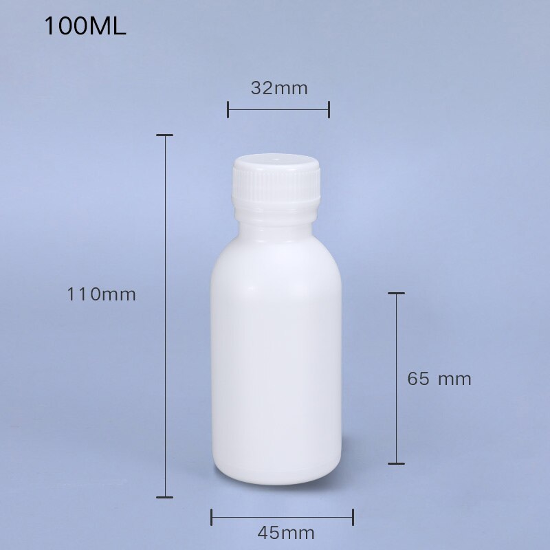 10PCS 100ML Empty Plastic Bottle with Lid Narrow M... – Grandado