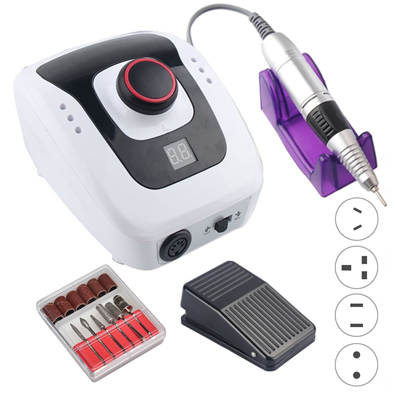 35000RPM Electric Nail Drill Machine Manicure Dril... – Vicedeal