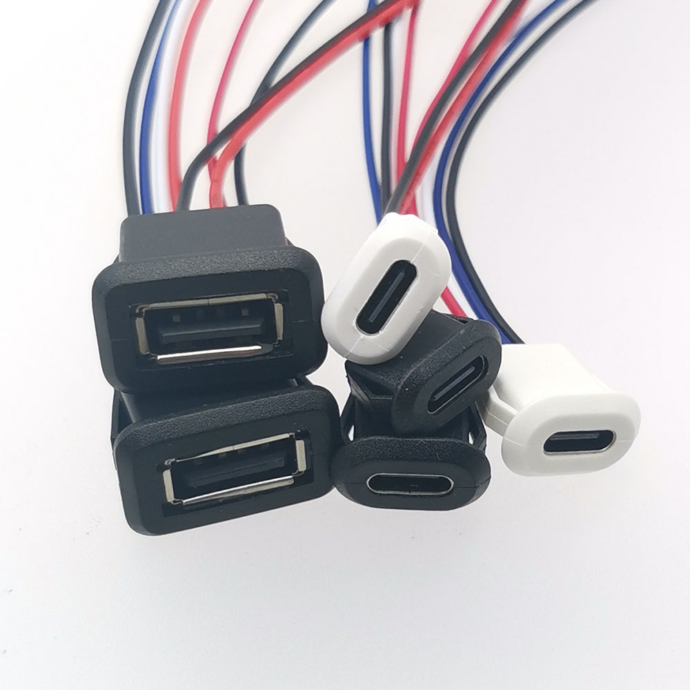 3pcs Snap type USB Type C Connector 2P 4P Type-C U... – Grandado