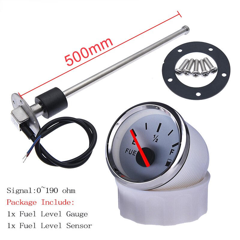 100-500mm Stainless Steel Marine Fuel Level Gauge ... – Grandado