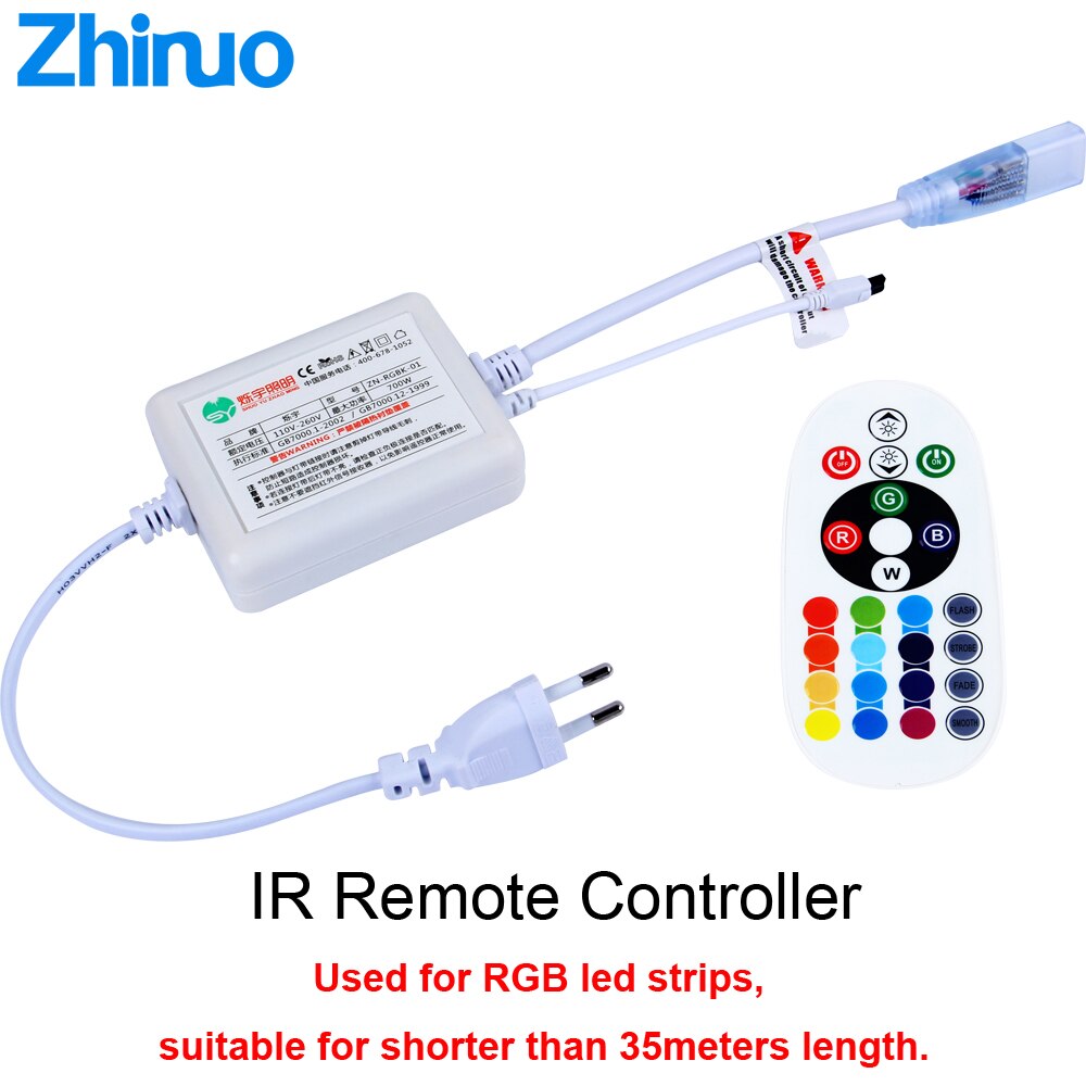 Led Rgb Ir Remote Controller AC110-260V Strip Wifi... – Grandado