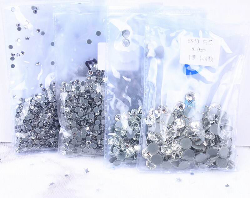 Bling bling SS 6 12 16 20 30 40 Crystal AB Glass H... – Grandado