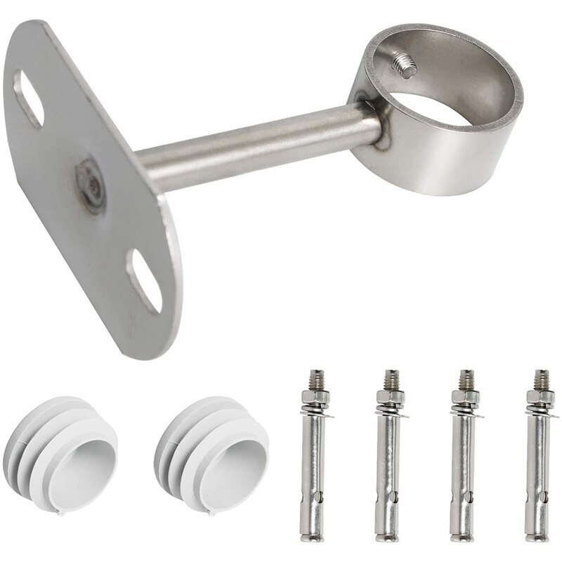 Ceiling-Mount Bracket, Wardrobe Pipe Bracket, 32Mm... – Vicedeal