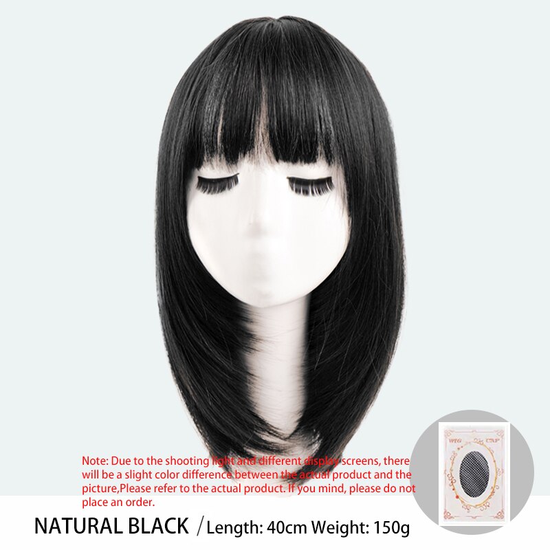 LANLAN synthetic fiber wig female bobo long hair t... – Grandado