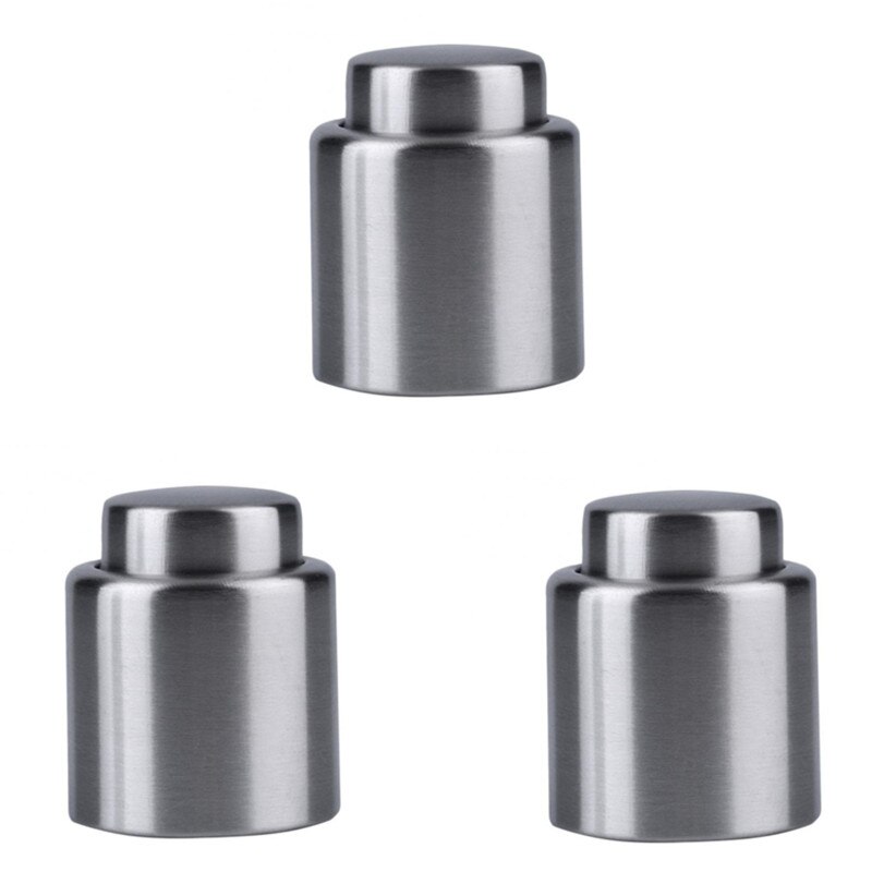 Stainless Steel Wine Stopper Pressed Wine Vacuum W... – Grandado