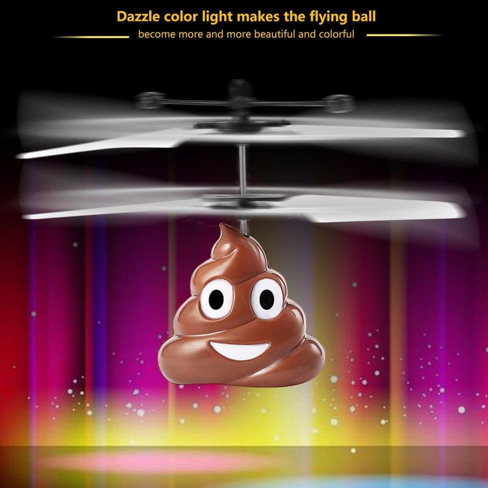 Poop Shaped Flying Hovering UFO Infrared Sensor Ha... – Grandado