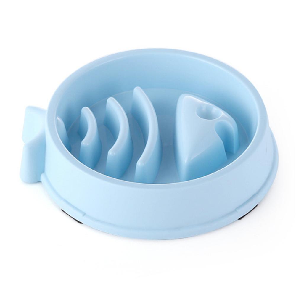 Portable Plastic Slow Feeder Eat Slow Cat Dog Bowl... – Vicedeal