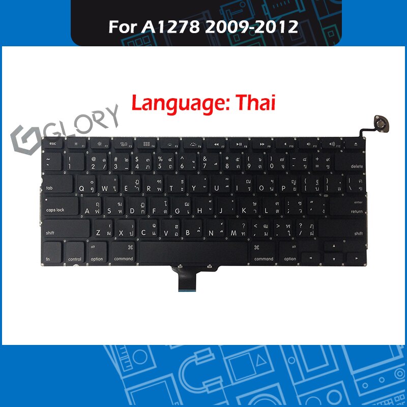 A1278 Keyboard Swiss Thai for Macbook Pro 13" Unib... – Grandado