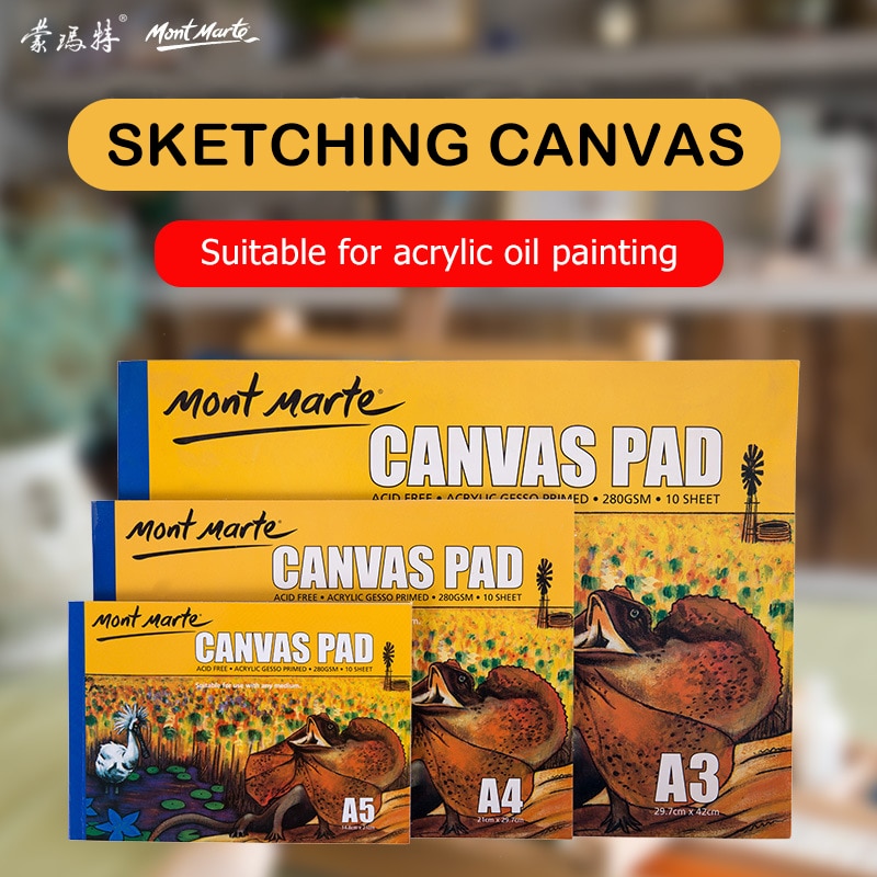 Olieverf Canvas Pad Voor Beginners 280G/M² Praktij... – Vicedeal