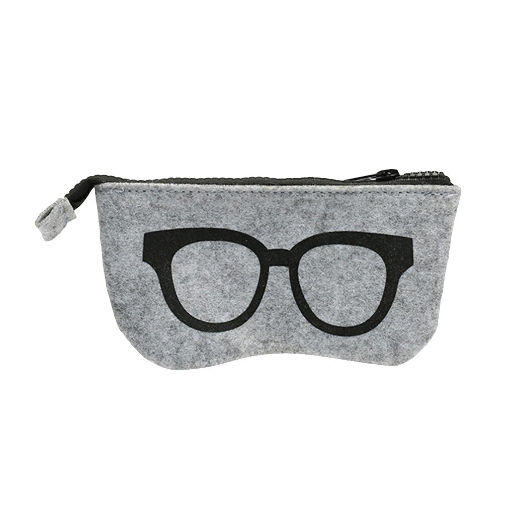Portable Soft Zipper Glasses Case Fashions Zipped ... – Vicedeal