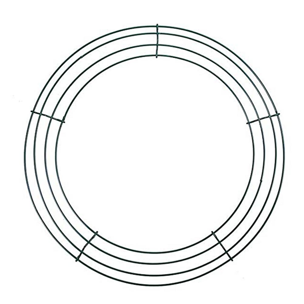 Metal Wire Wreath Frame Floral Metal Wire Wreath F... – Vicedeal