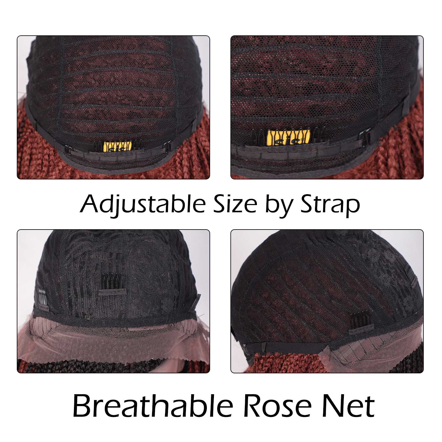 Doris Beauty Synthetic Lace Front Wig Ombre Red Bl... – Grandado