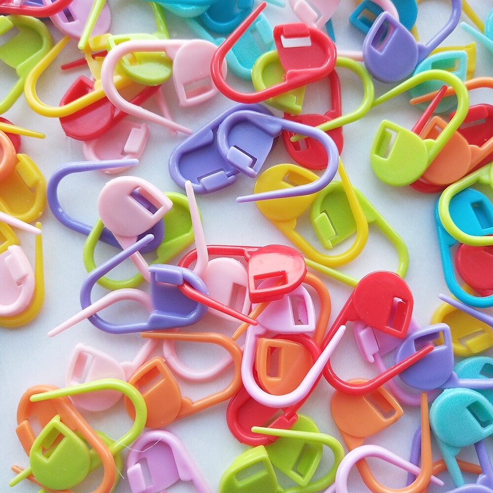 50Pcs Mixed Color Plastic Pins Sweater Mark Buckle... – Grandado