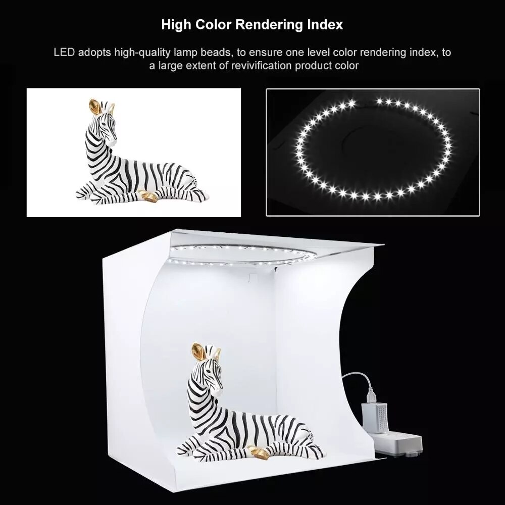 PULUZ LED Lightbox Light box Mini Photo Studio Box... – Grandado