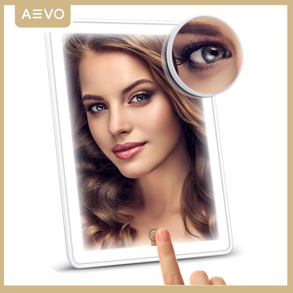 AEVO Makeup Mirror with Light 72-LED Lighting Touc... – Grandado