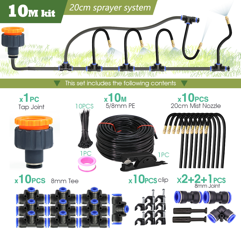 30M-5M DIY Free Bending Universal Sprayer Kit 8mm ... – Grandado