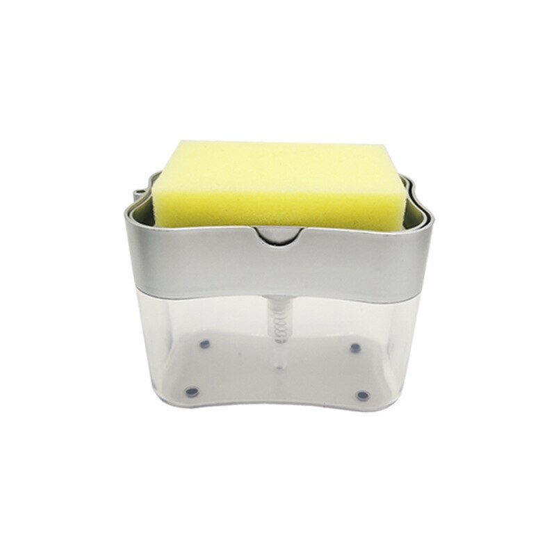 2 In1 Zeep Pomp Dispenser Met Spons Houder Vloeiba... – Grandado
