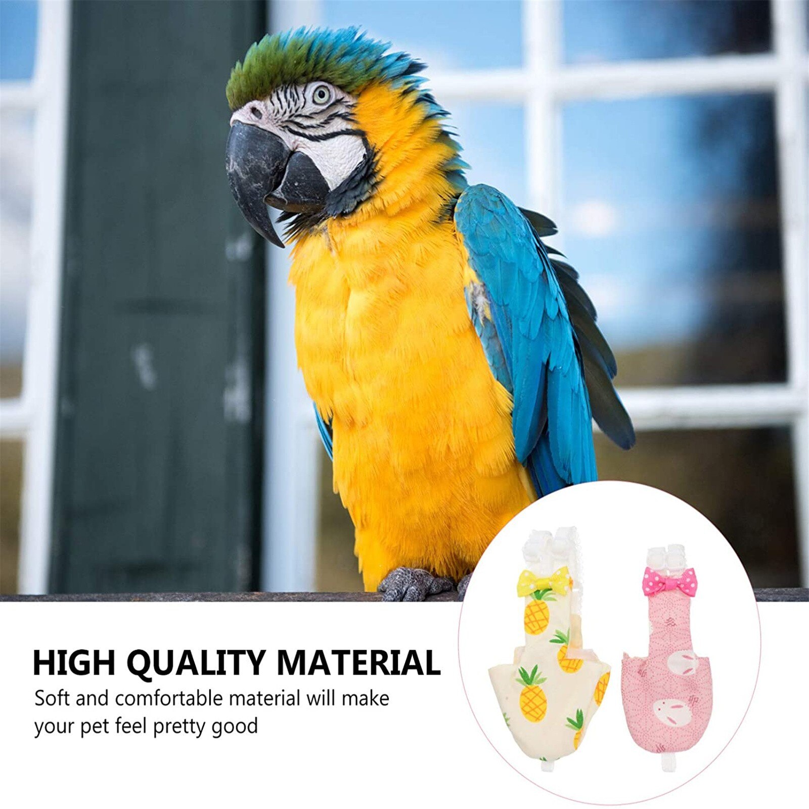 Bird Parrot Diaper Pet Bird Clothes Pigeons Medium... – Vicedeal